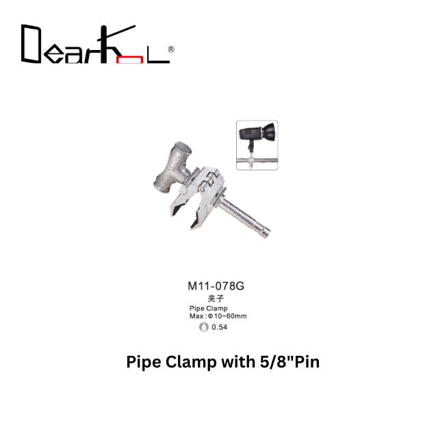 M11-078G Pipe Clamp with 5/8"Pin – 3Dots Distribution